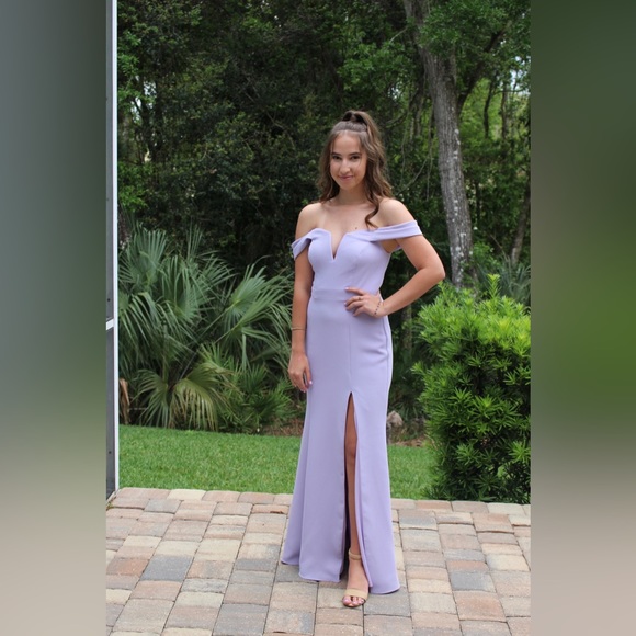 Xscape | Dresses | Xscape Purple Prom Dress | Poshmark